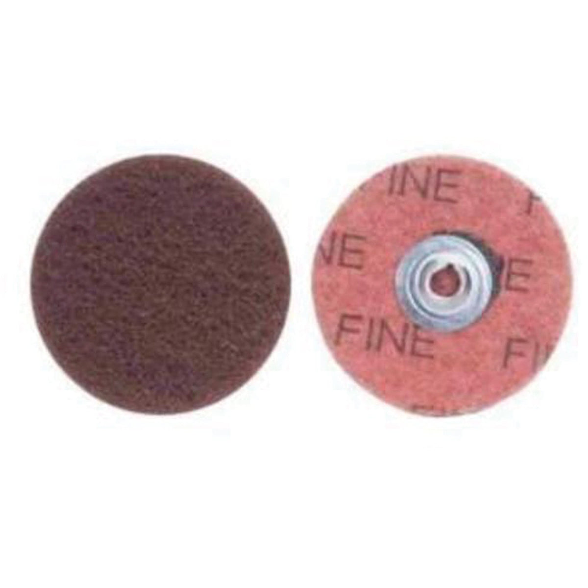 Merit Buffing & Polishing Quick-Change Disc, 1-1/2" Dia., Fine Grit ...